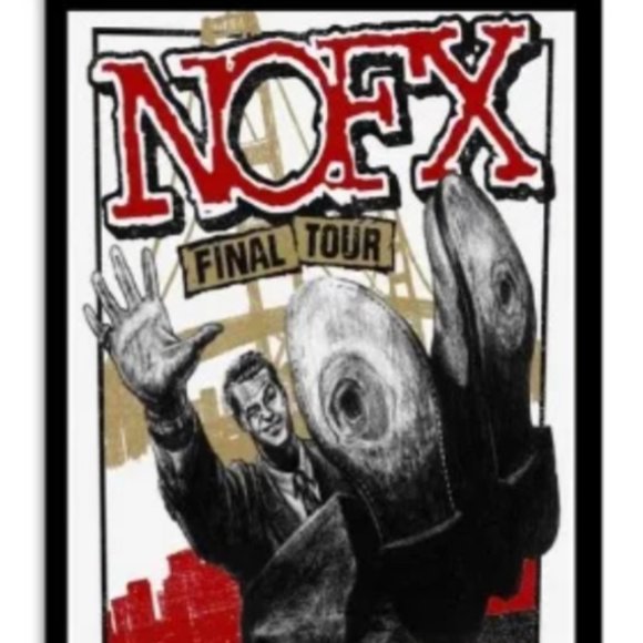 Art | Nofx Final Tur Cow Palace Arena San Francisco Sept 16 2023 Poster ...